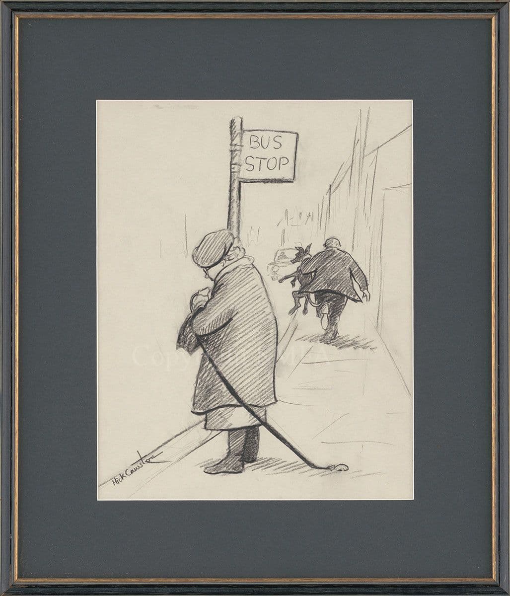 51 The Dog Snatcher Original Pencil Sketches by Mick Cawston