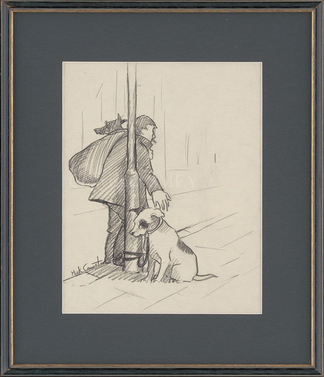 51 The Dog Snatcher Original Pencil Sketches by Mick Cawston