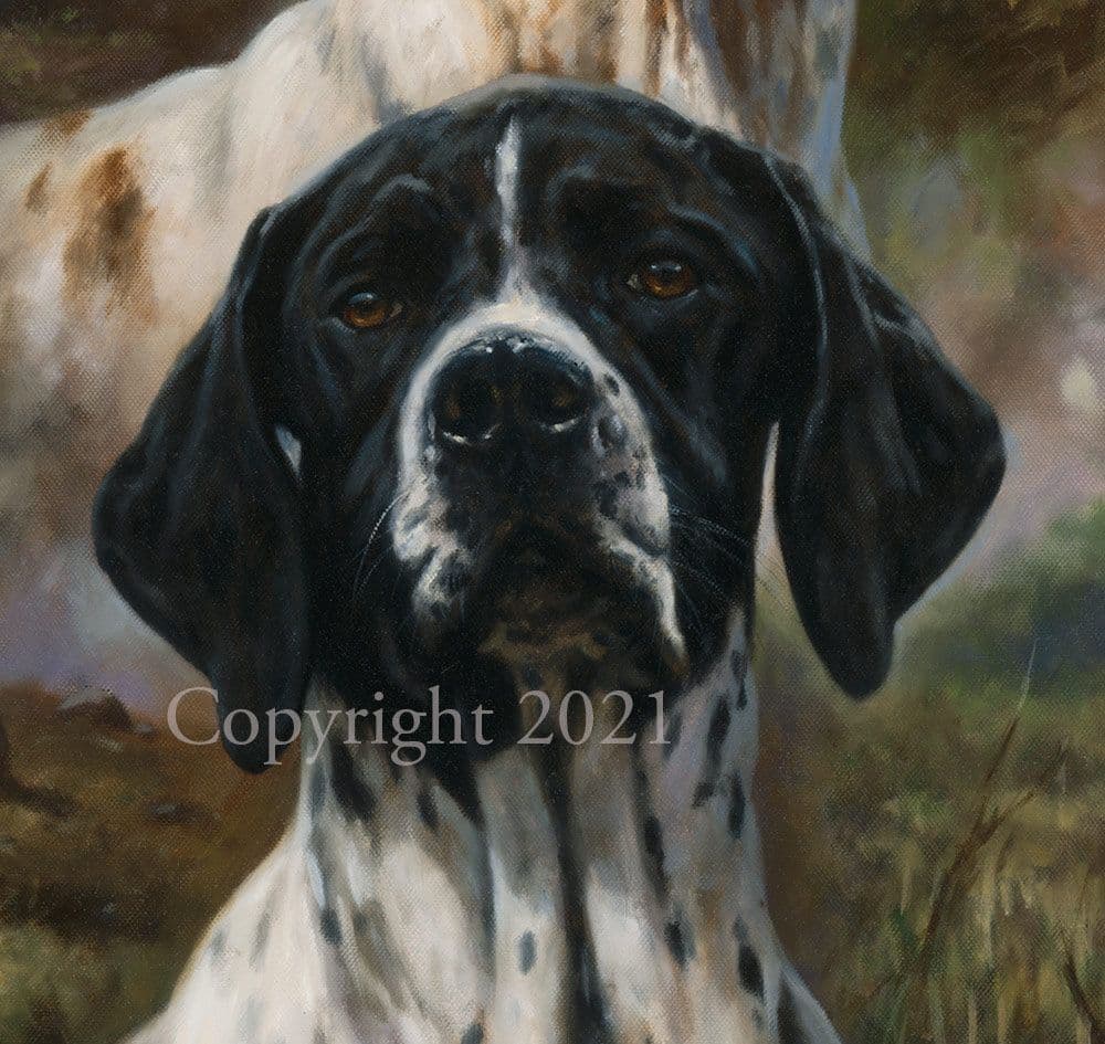 English Pointer Limited Edition Print Point Perfect by John Trickett