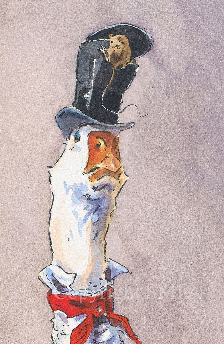 Goose Humorous Limited Edition Print High and Haughty by Jonathan Walker