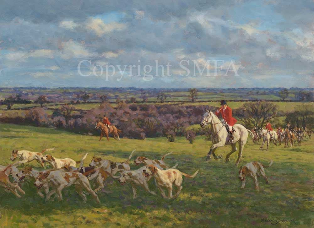 Hunting Limited Edition Print Away From Wilsons The Cottesmore by ...