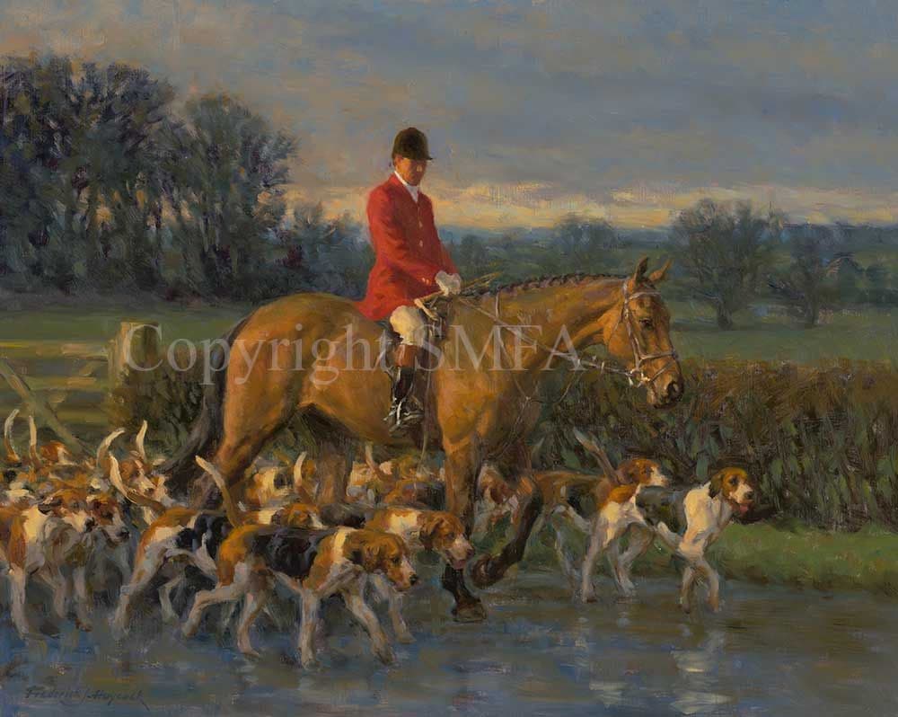 Hunting Limited Edition Print Evening by Fred Haycock