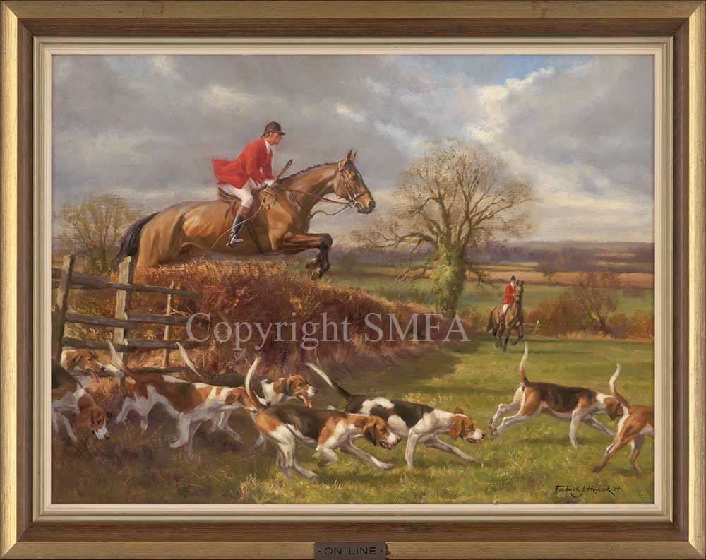 On Line - The Quorn Original Oil by Frederick J Haycock