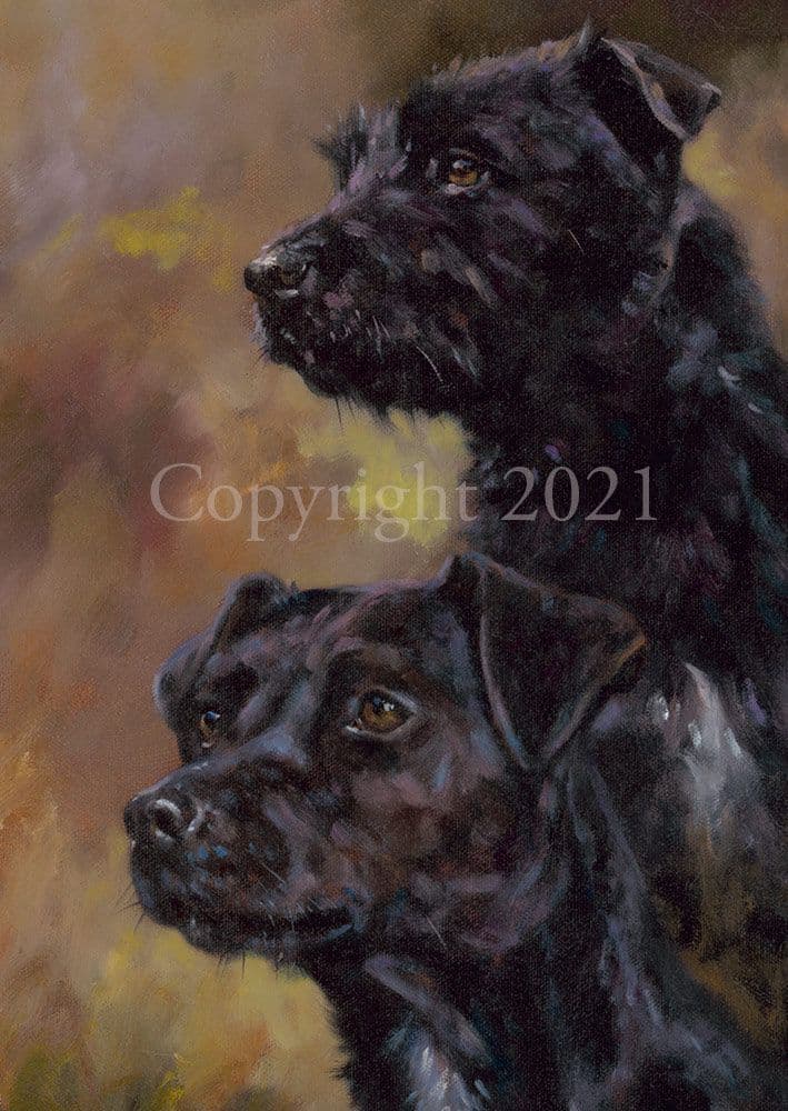 Patterdale Limited Edition Print Patterdales by John Trickett