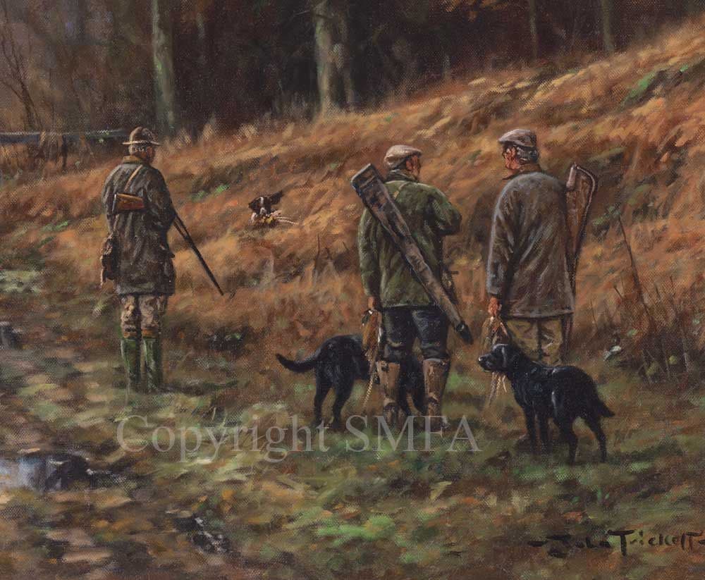 Shooting Limited Edition Print After the Drive by John Trickett