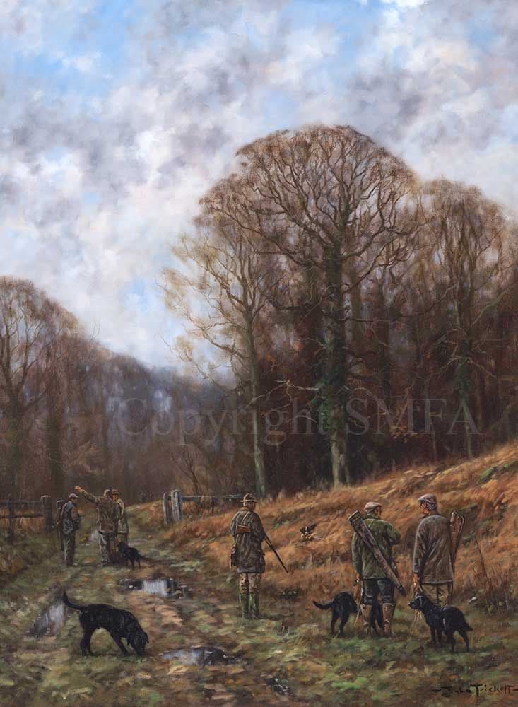 Shooting Limited Edition Print After the Drive by John Trickett
