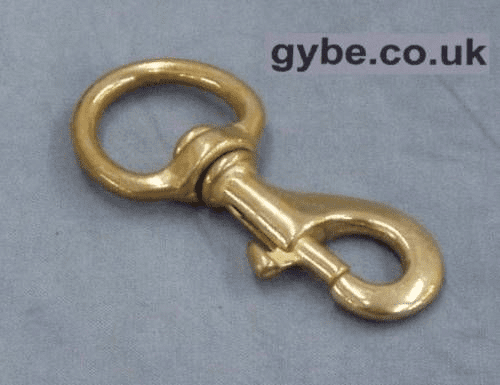 Swivel Bronze Bolt Snap 85mm Rust Free Single ended