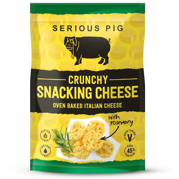 SERIOUS PIG Crunchy Snacking Cheese With Rosemary