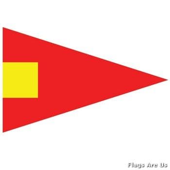 Fourth 4th Code Signal Pennant