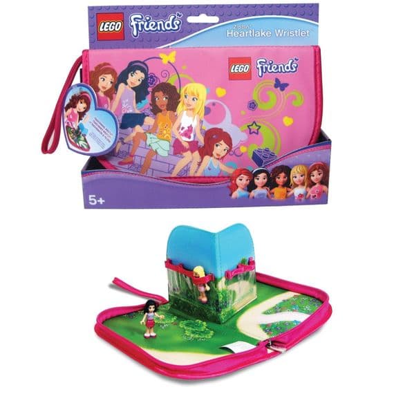Lego Friends Zip Bin Heartlake Wristlet Carry Case