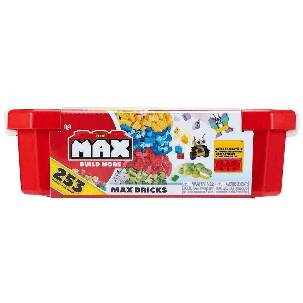 Max Build More Building Bricks By Zuru Includes Grey Base Plate