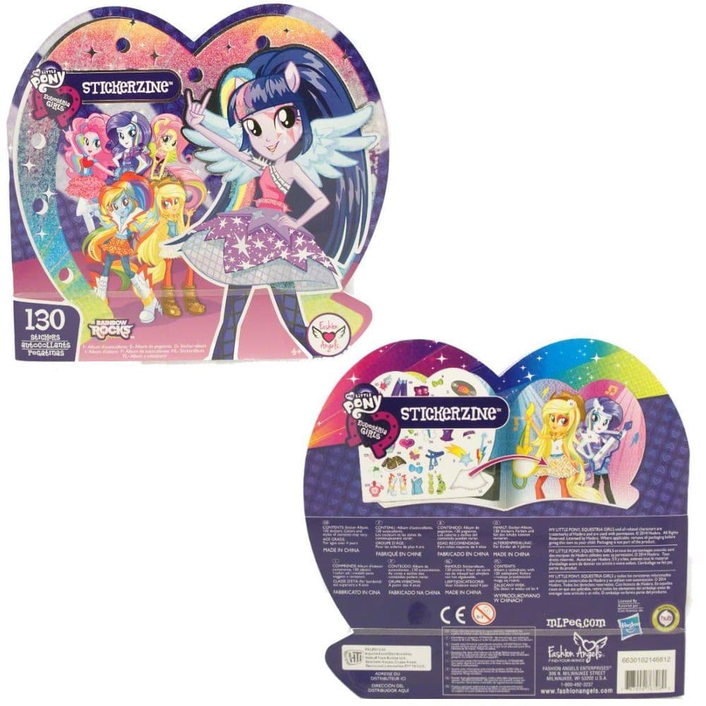 My Little Pony Equestria Girls Stickerzine Sticker Activity Book