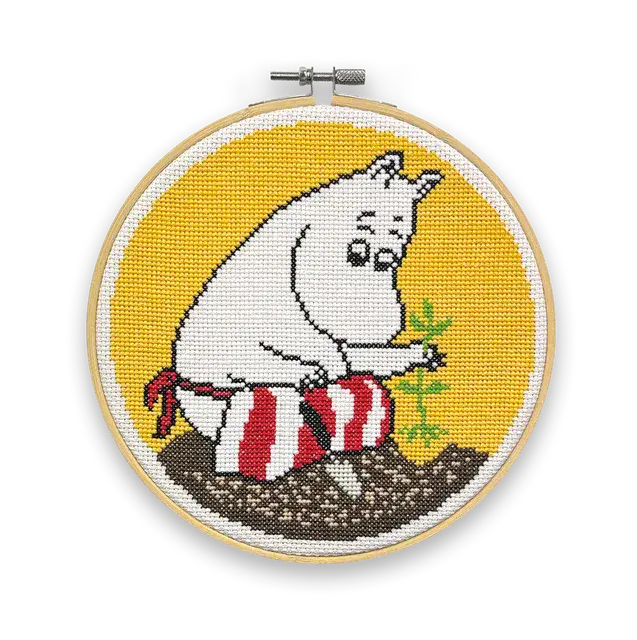 The Crafty Kit Moomin Mamma Cross Stitch Kit