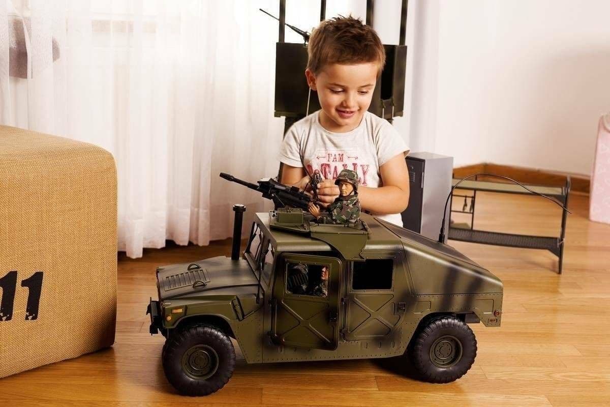World Peacekeepers 1 6 Humvee Military Army Toy Vehicle with 12" Figure