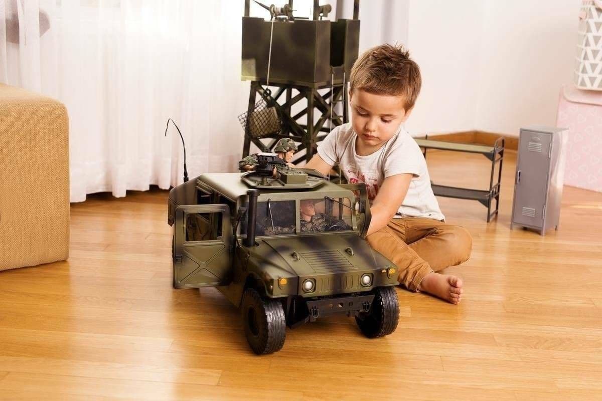 World Peacekeepers 1 6 Humvee Military Army Toy Vehicle with 12" Figure