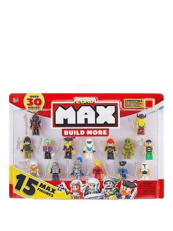 Zuru Max Build More 15 Figures - Compatible With Major Brands - Random ...