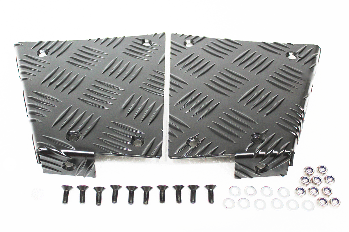 Defender 90 Rear Corner Chequer Plate Kit - TF8207/CNKIT01-90/B