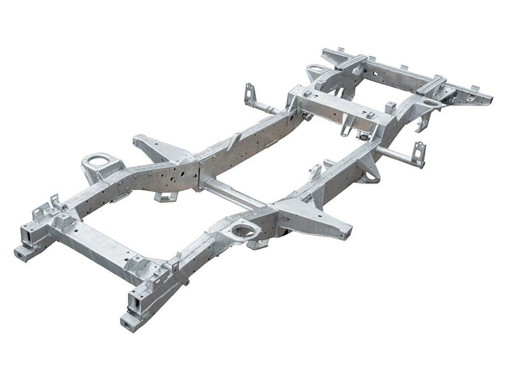 KVD001010-M Galvanised Adaptor Chassis Blank With Threaded Plates For ...