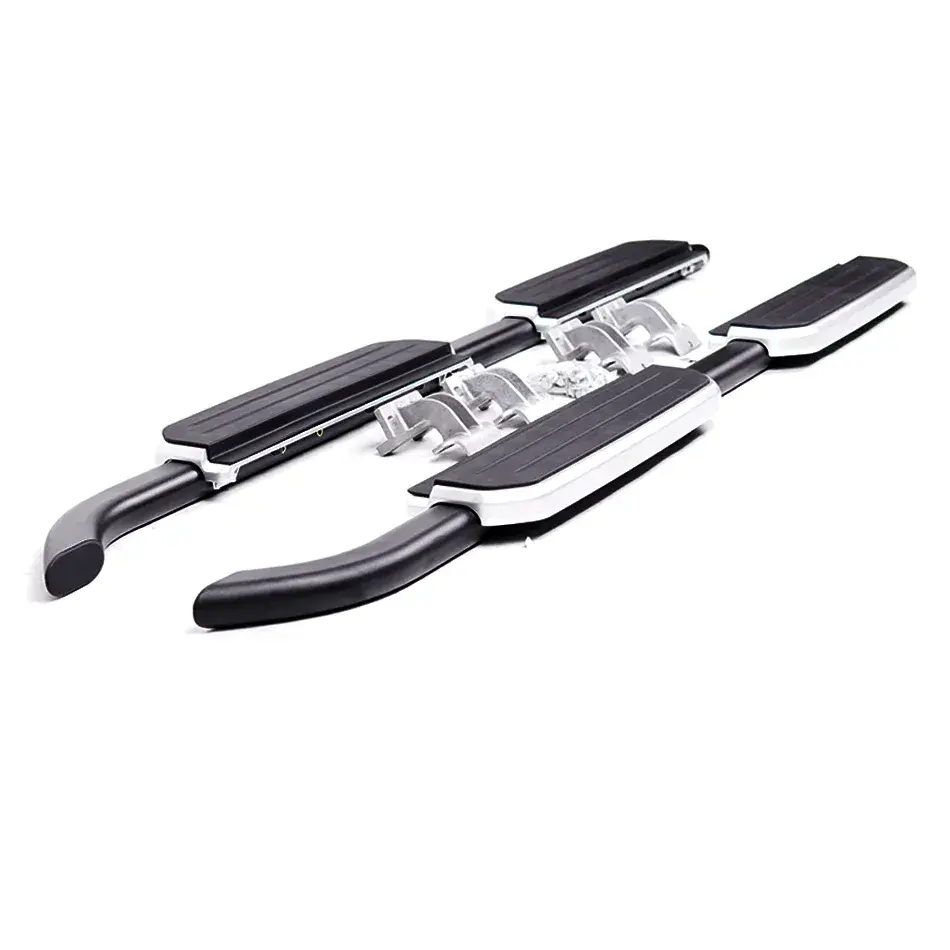 New Defender 130 Side Steps Silver - VPLEP0525