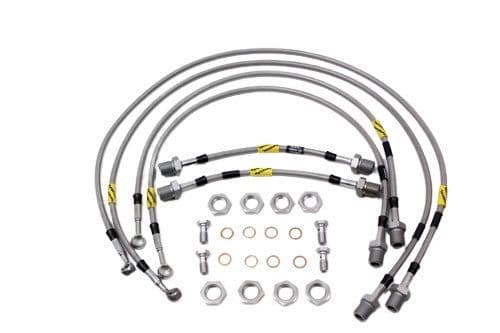 Range Rover P38 94-02 2" Brake Hoses 6 Line Kit Goodridge Stainless ...