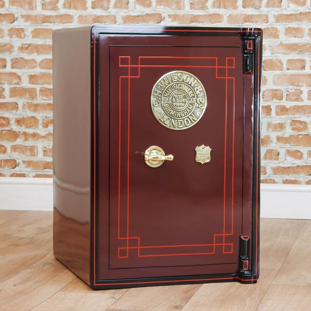 Antique "C H WILSON & Co LONDON" Fire Resisting Safe Fully Restored ...