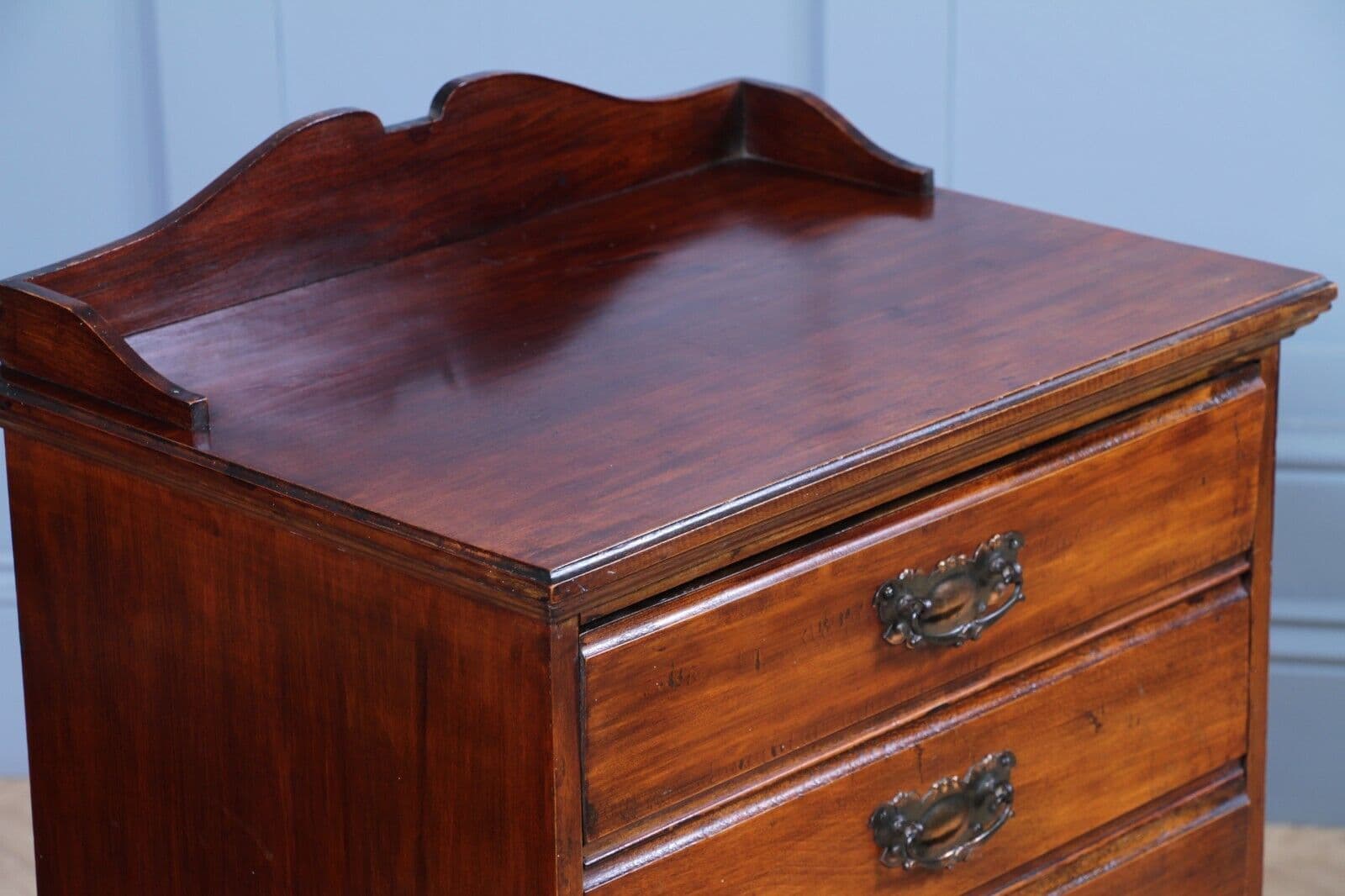 Antique Edwardian Art Nouveau Music Sheet Cabinet Chest of 5 Drop Front ...