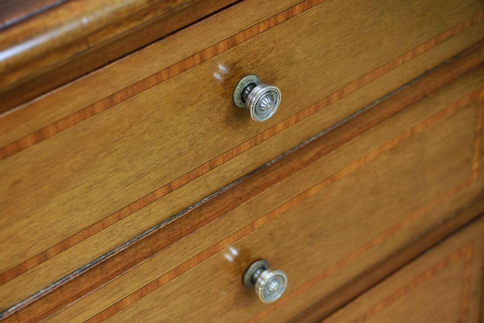Antique Edwardian Mahogany Music Sheet Cabinet Chest of 4 Drop Front ...