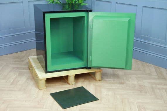 Antique MILNERS 212 PATENT Luxury Fireproof Safe Fully Restored W/ Keys ...