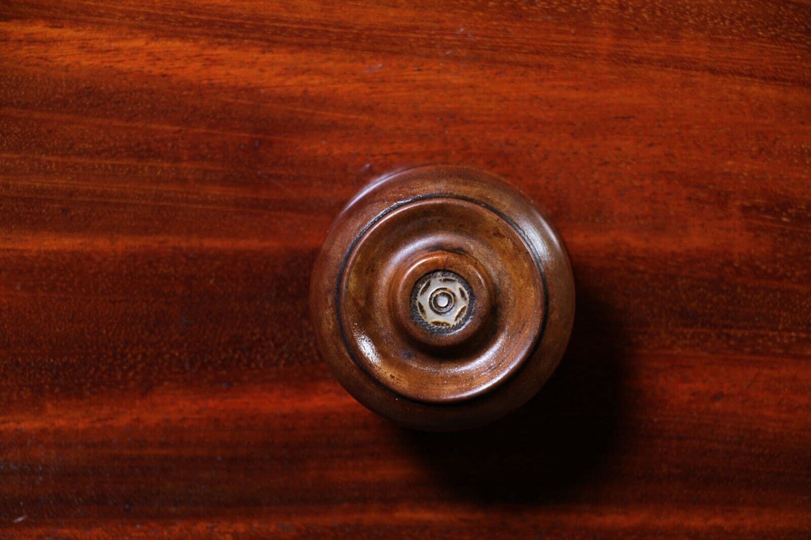 Antique Original Victorian Fiddle Back Mahogany Tall Scottish Chest of ...