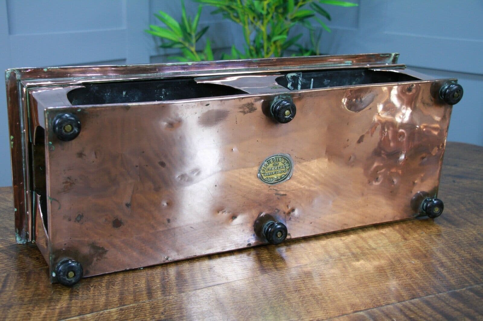Antique Victorian Alex Boyd & Son Solid Copper Server Hot Plate Food Warmer
