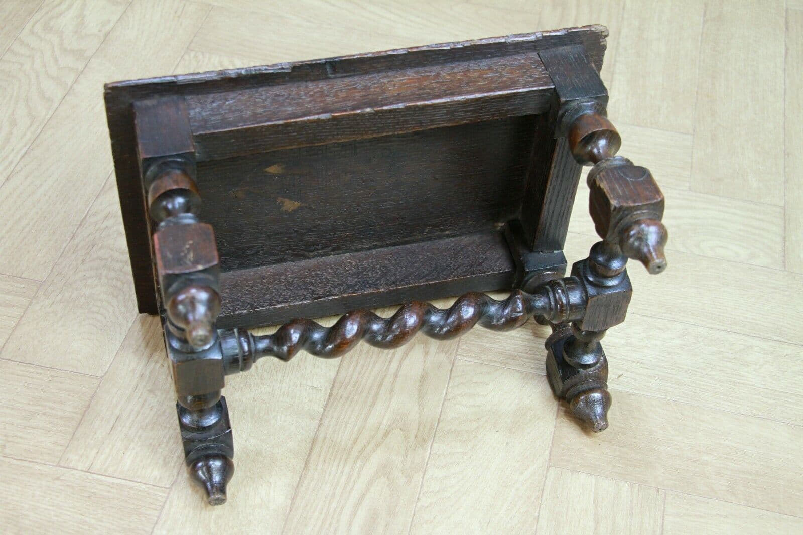 Miniature Apprentice Piece Antique Carved Oak Small Decorative Shelf ...