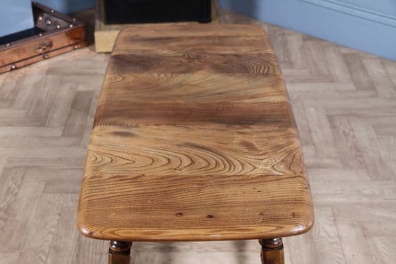Original Vintage Ercol 1970s Colonial Light Natural Elm Coffee Table ...
