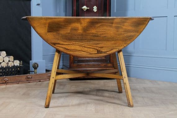 Original Vintage Ercol Blonde Colonial Model 377 Elm Drop Leaf Dining ...