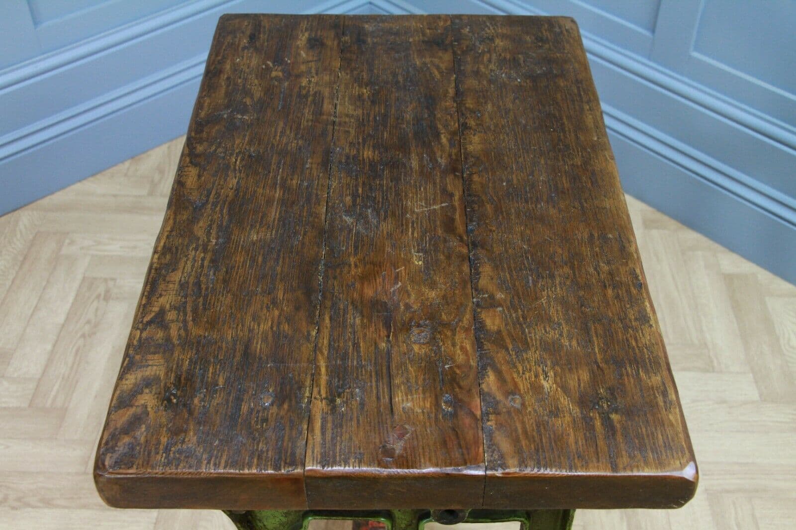 Vintage Industrial Machine Base Trolley Table Desk Upcycled Reclaimed ...