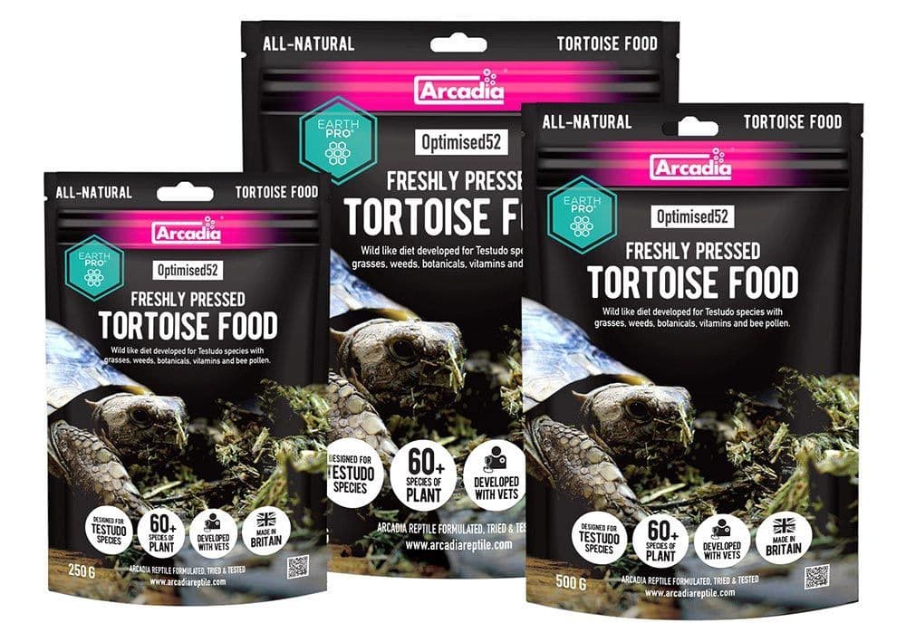Arcadia Earth Pro Optimised-52 Tortoise Food Range