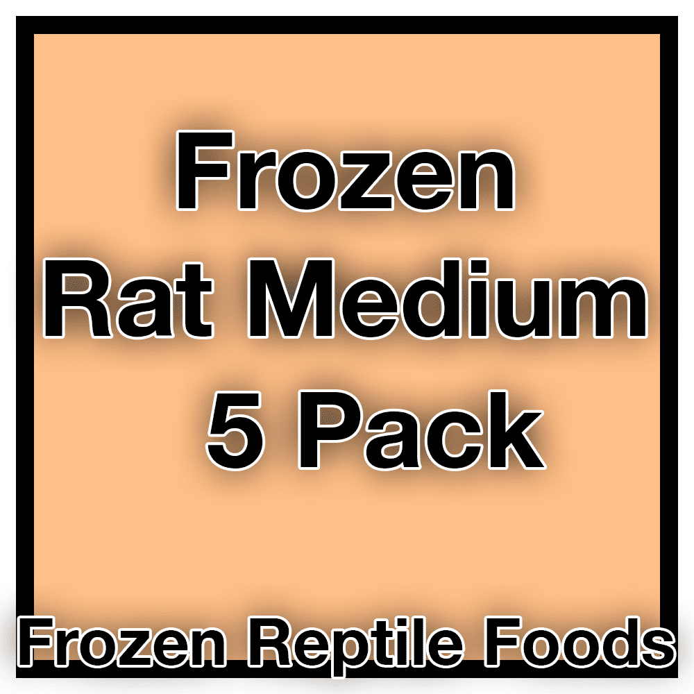 Frozen Medium Rats 151-250g - 5pk