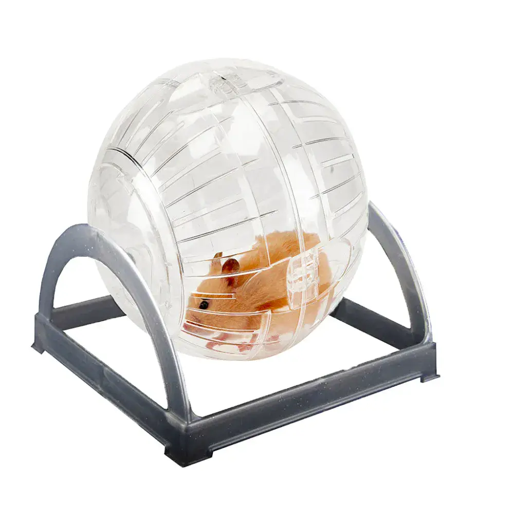Little Zoo Hamster Ball and Stand 18cm