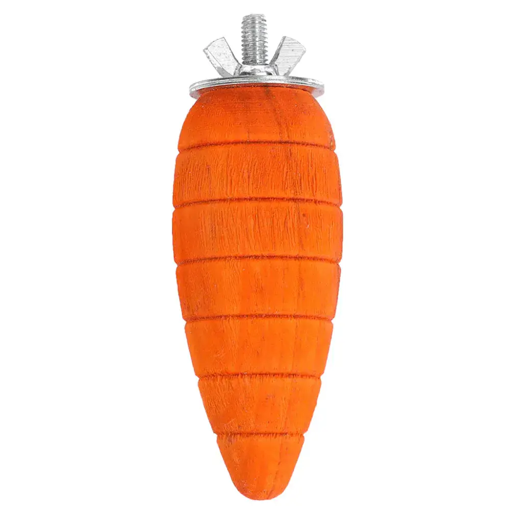 Little Zoo Wooden Carrot Chew Toy