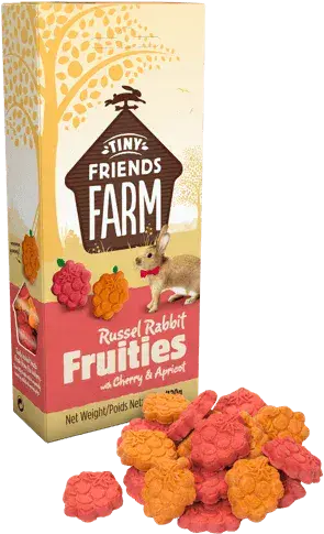 Tiny Friends Farm Russel Rabbit Fruities Treats 120g