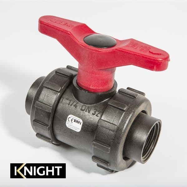 SAFI 2 Way Manual Ball Valve Double Union