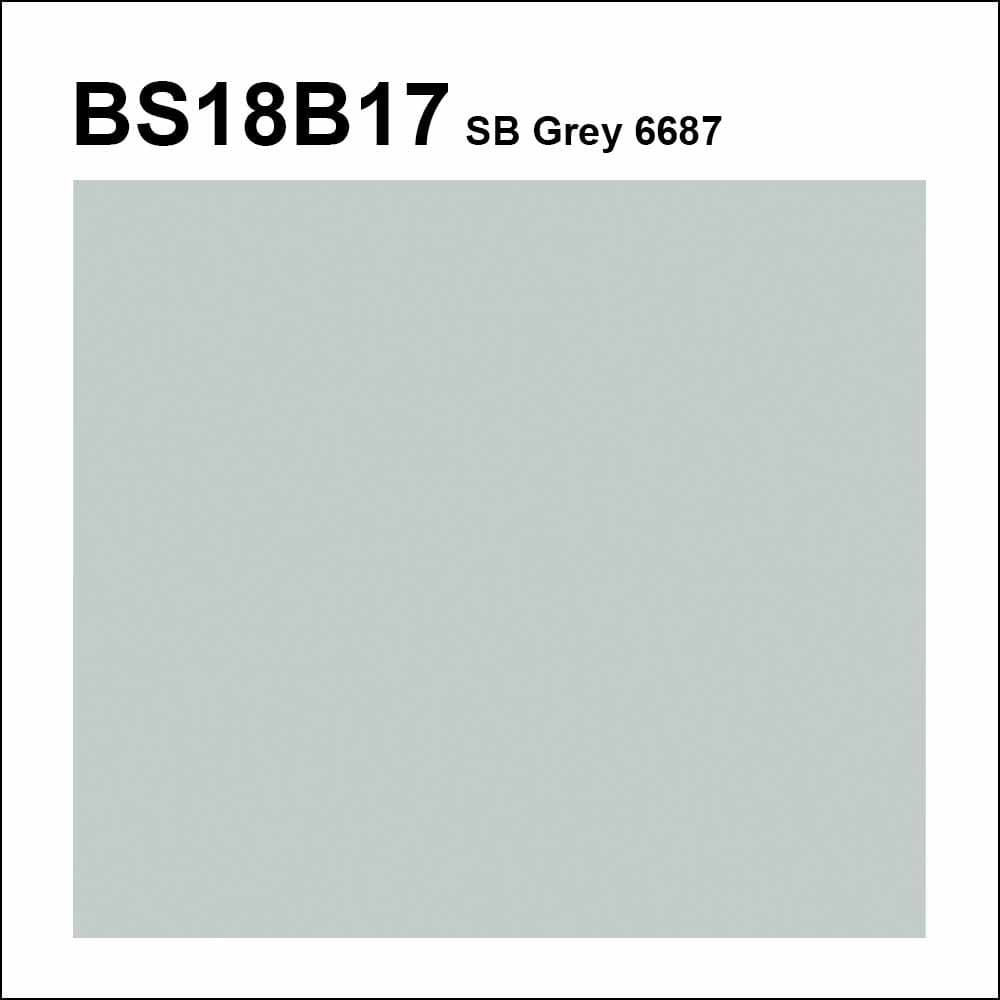 Topcoat / Flowcoat BS18B17 SB6687 Grey