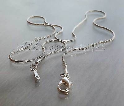 Silver or Gold Plated Fine Round Snake Chains