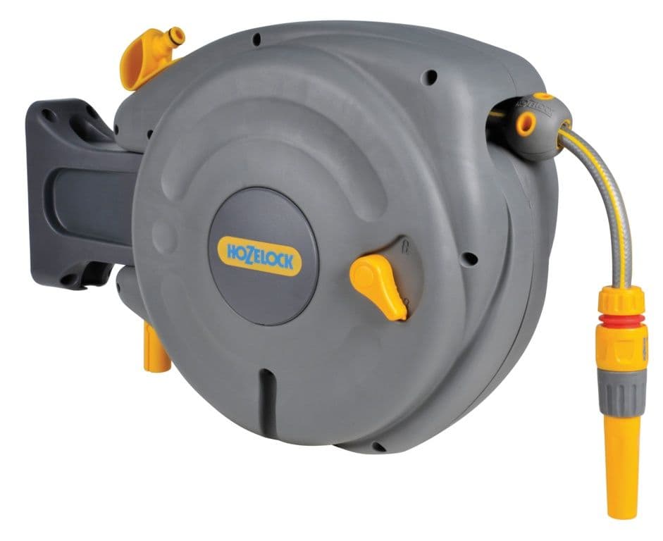 Hozelock Mini Auto Reel - Wall Mounted Reel with 10m Hose