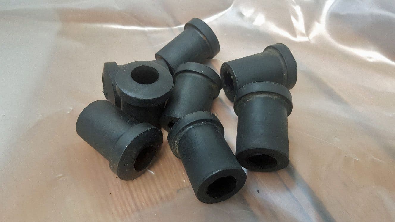 Full Set New Genuine Rear Leaf Spring Shackle Bushes Mk1 and Mk2 Transit
