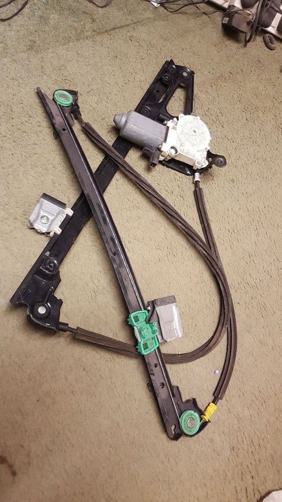 New Genuine Right Hand Front Window Winder Mechanism and Motor Ford ...