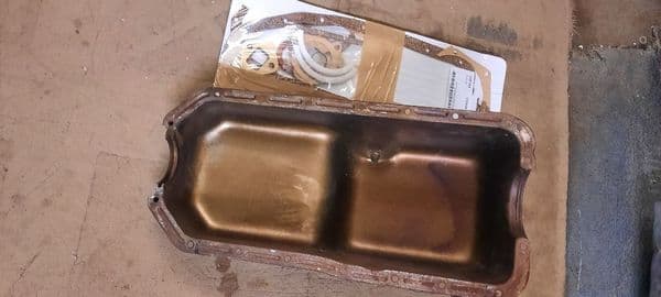 New Genuine Sump Pan and Conversion Gasket set 105E Anglia