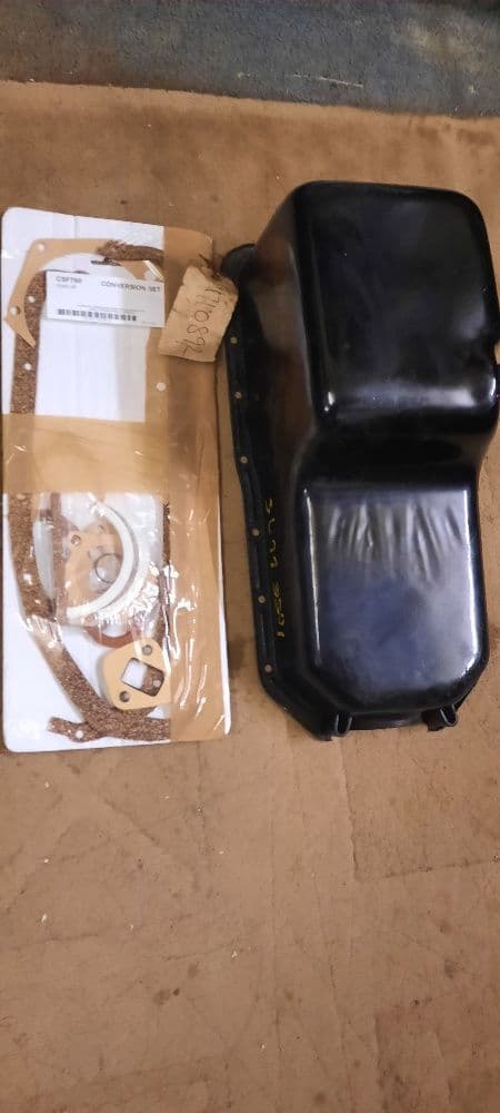 New Genuine Sump Pan and Conversion Gasket set 105E Anglia