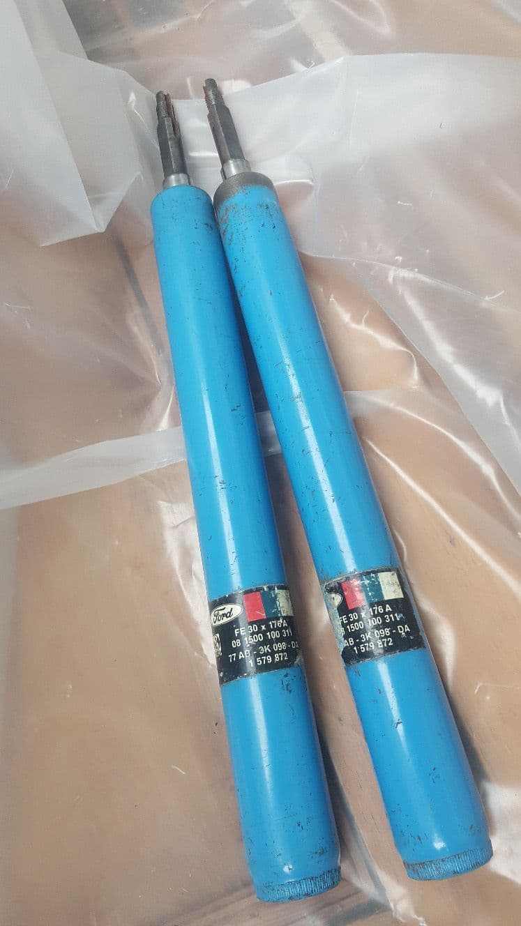 Pair New Genuine Front Shock Absorber Inserts Mk2 Escort Sport 1977 on