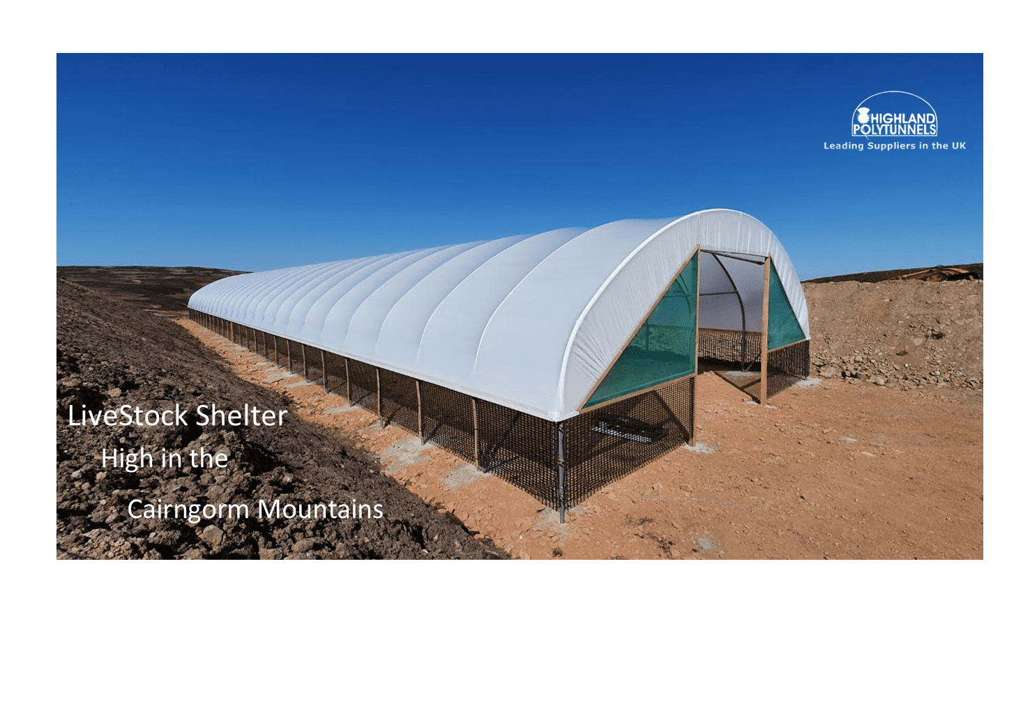 Agricultural Polytunnel UK - Sheep House, Calf House