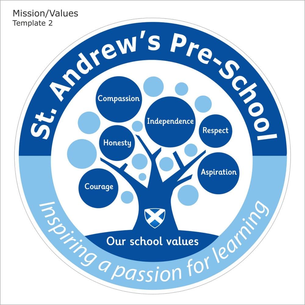 Mission Values Sign Template 2 mission-values-sign-template-2